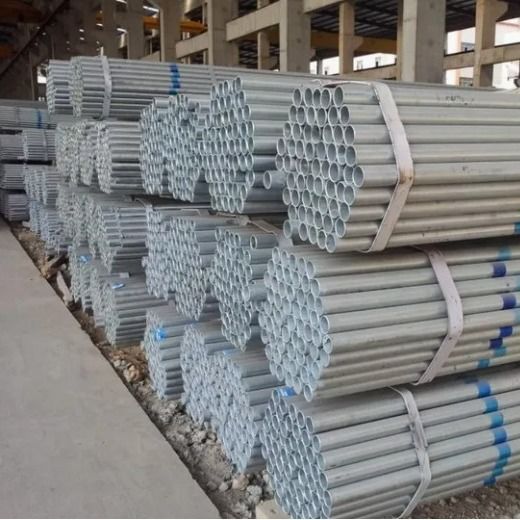 ASTM A53 Gr.B DN100 ERW Hot Dip Galvanized Steel Pipe For Gas Transmission