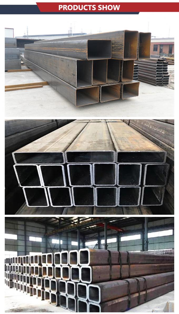 S235J S255J S355J Rectangle Carbon Steel Tube Oil Pipe ERW Carbon Steel ...